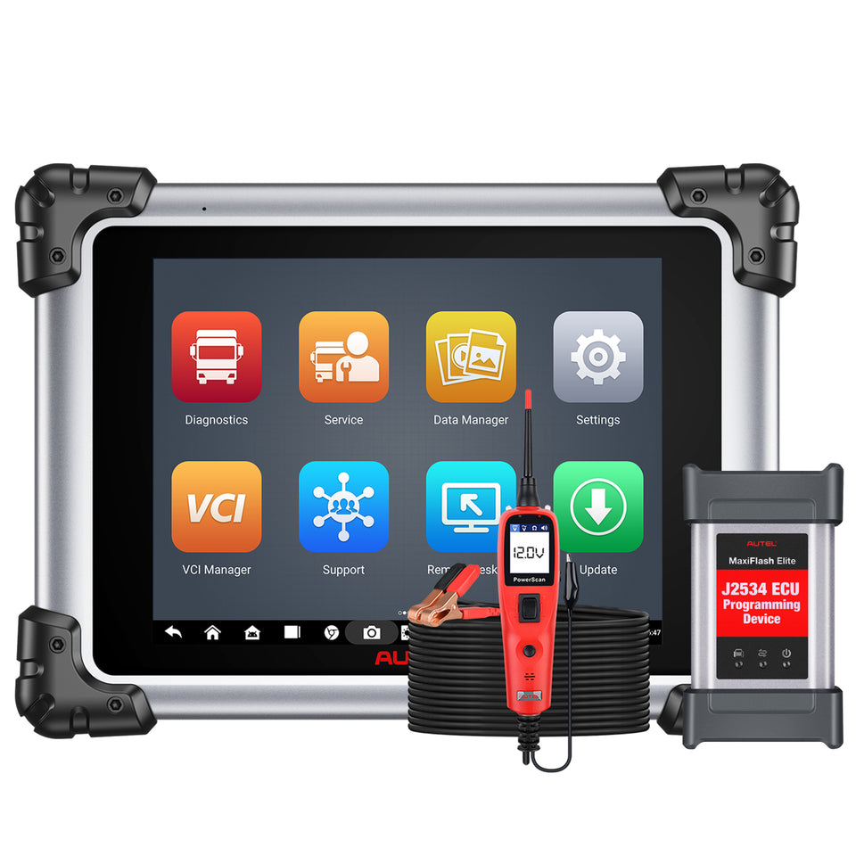 Buy: Autel MaxiSYS MS908CV II - Commercial Vehicle HD Diagnostics ...
