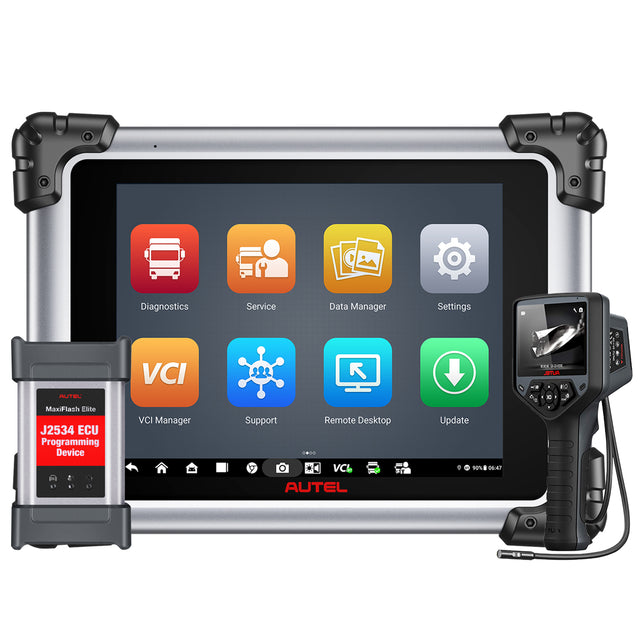 Buy: Autel MaxiSYS MS908CV II - Commercial Vehicle HD Diagnostics ...