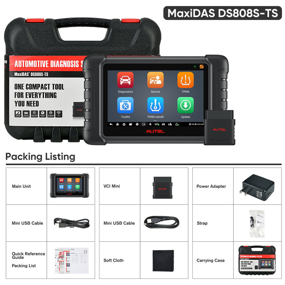 Buy: Autel MaxiDAS DS808S-TS Full TPMS Functions with ECU Coding - Buy Now – Autel.com