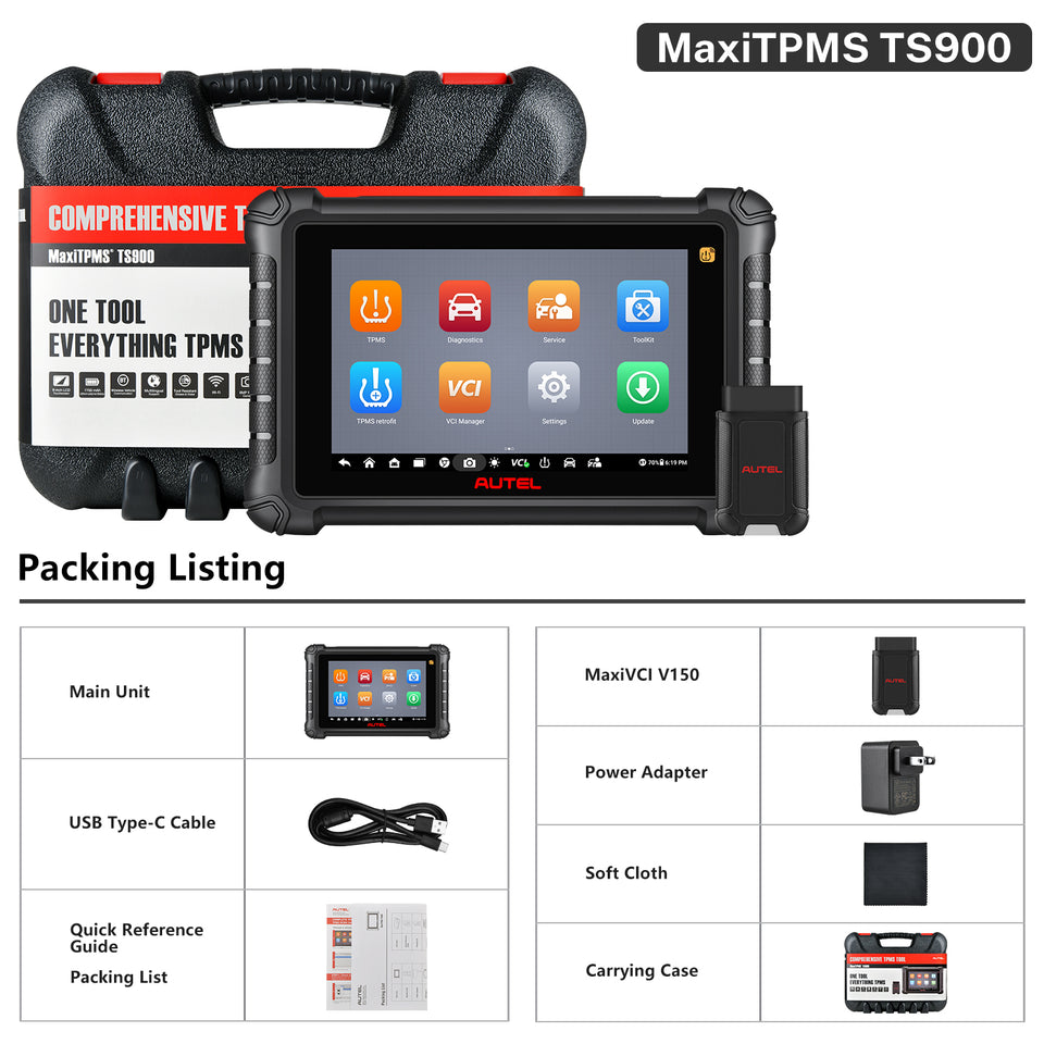 Buy: Autel MaxiTPMS TS900 TPMS Diagnostic Tool – Autel.com